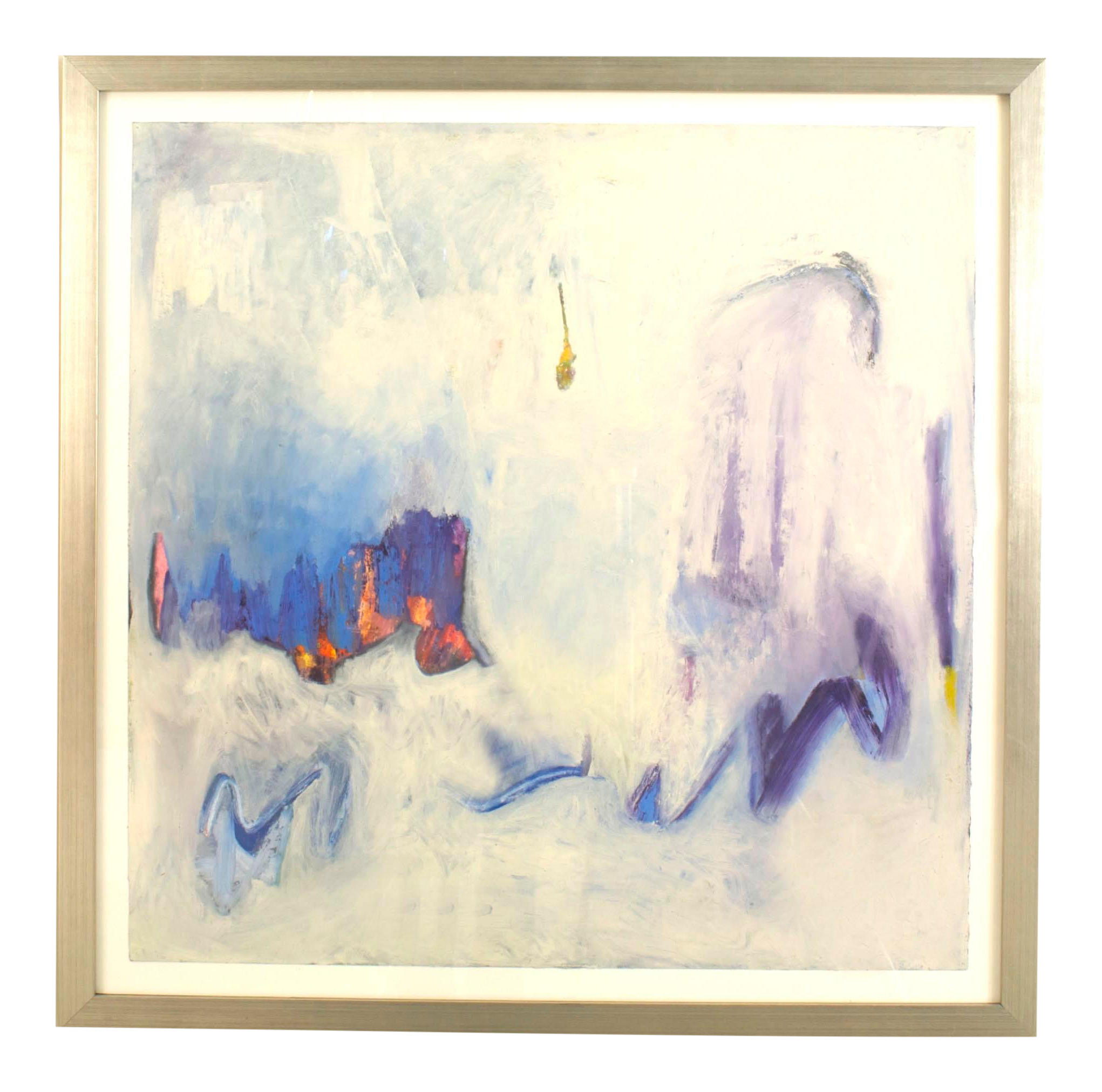 American Post-War Abstract Oil Painting | Chairish