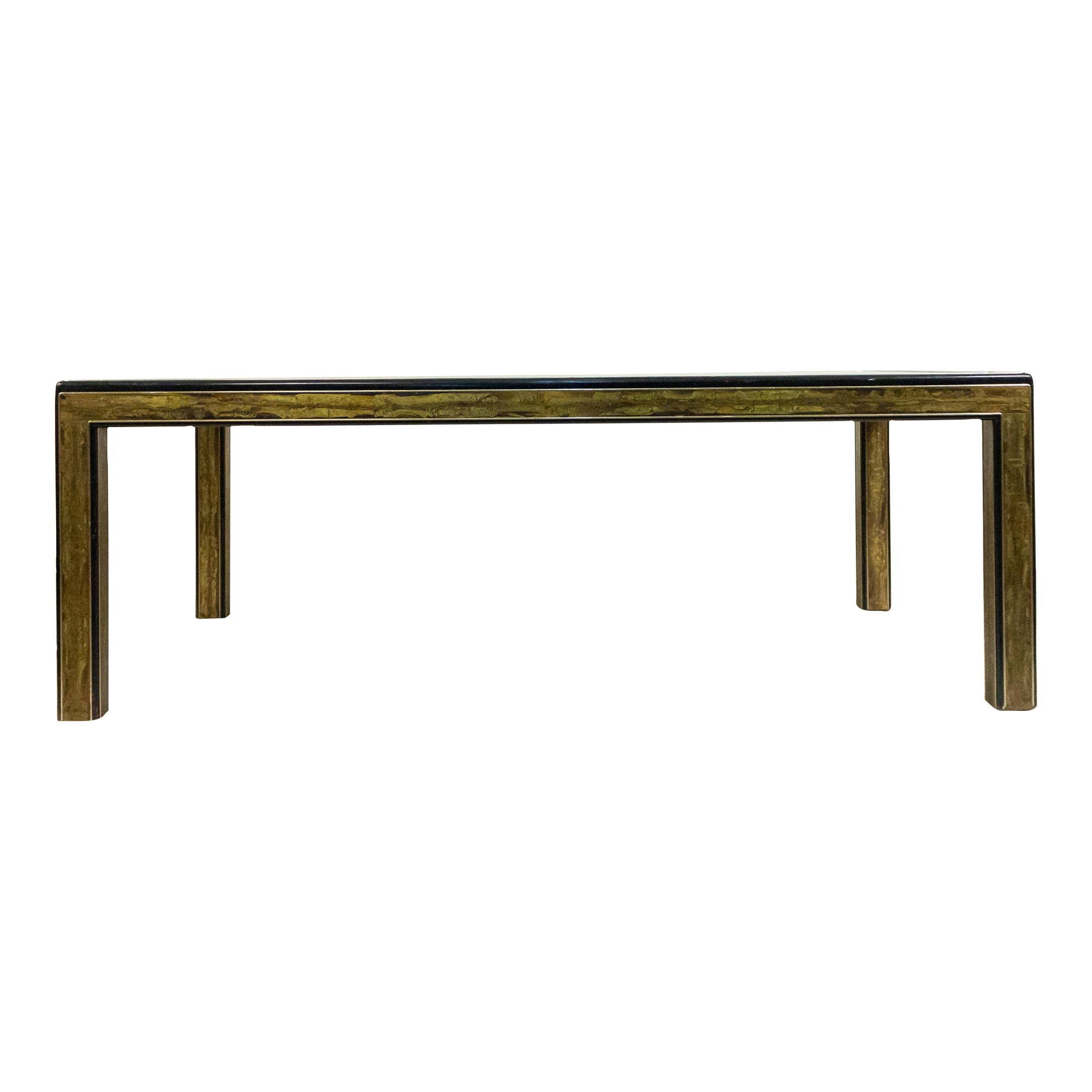 Mastercraft Mid-Century Dining Table with Mirrored Top | Chairish