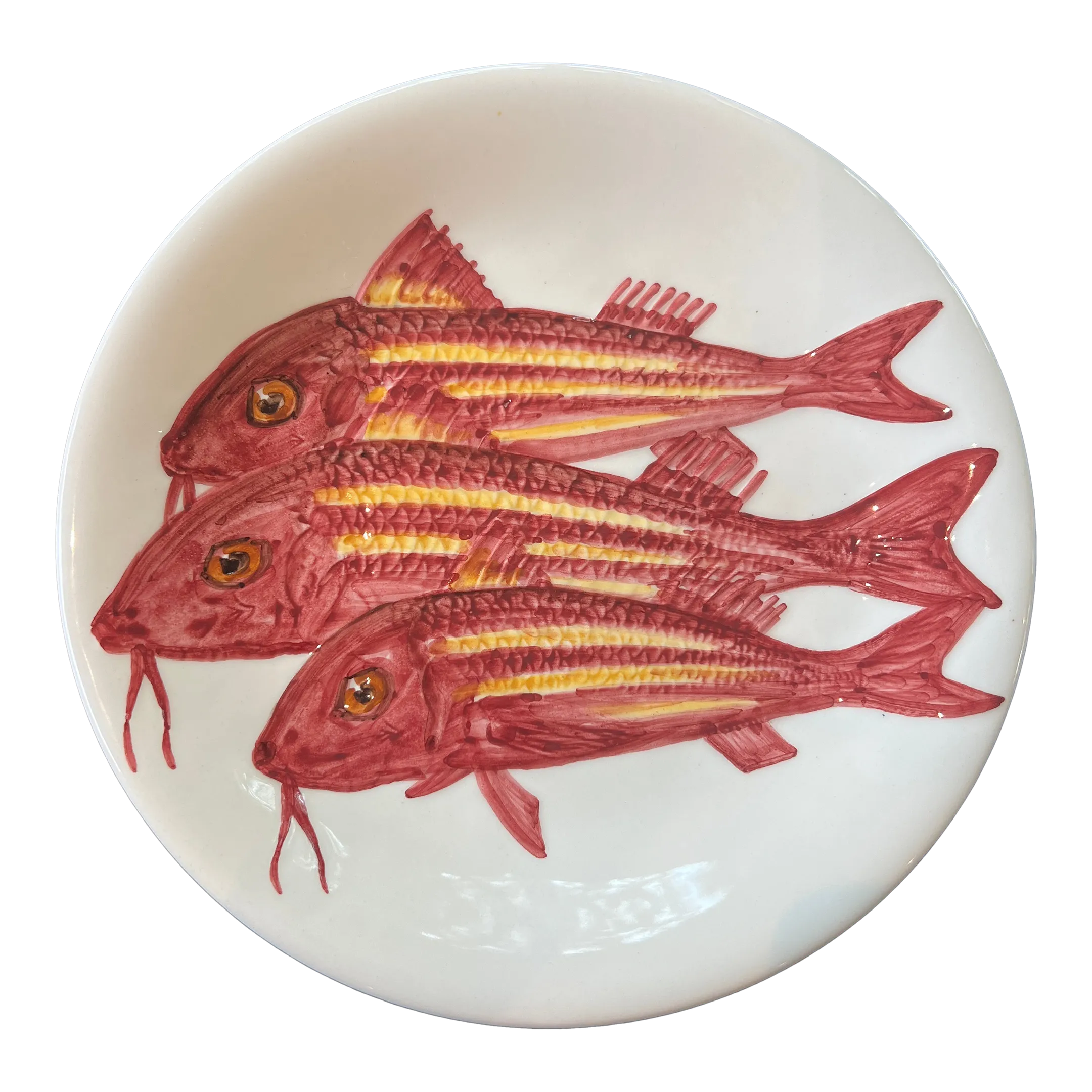 1970s Les Rougets/ Red Mullet Fish Plate French | Chairish