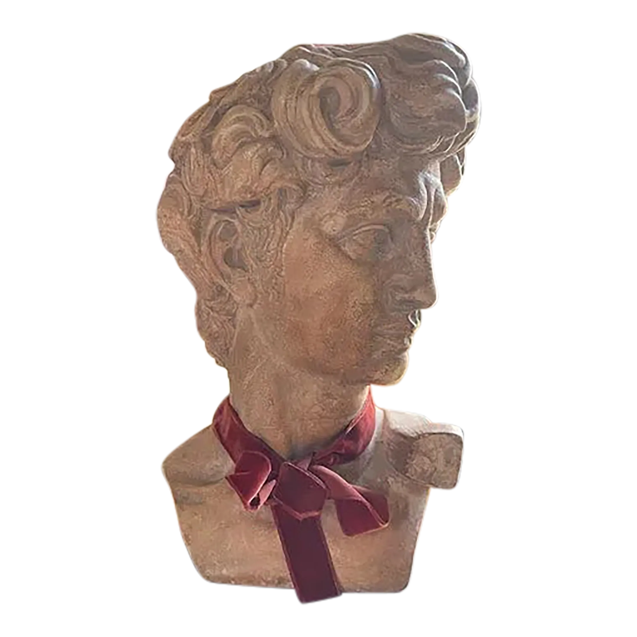 1968 Austin Productions Bust of David | Chairish