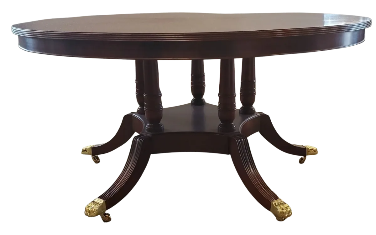 Councill Furniture Traditional Round Center Table | Chairish