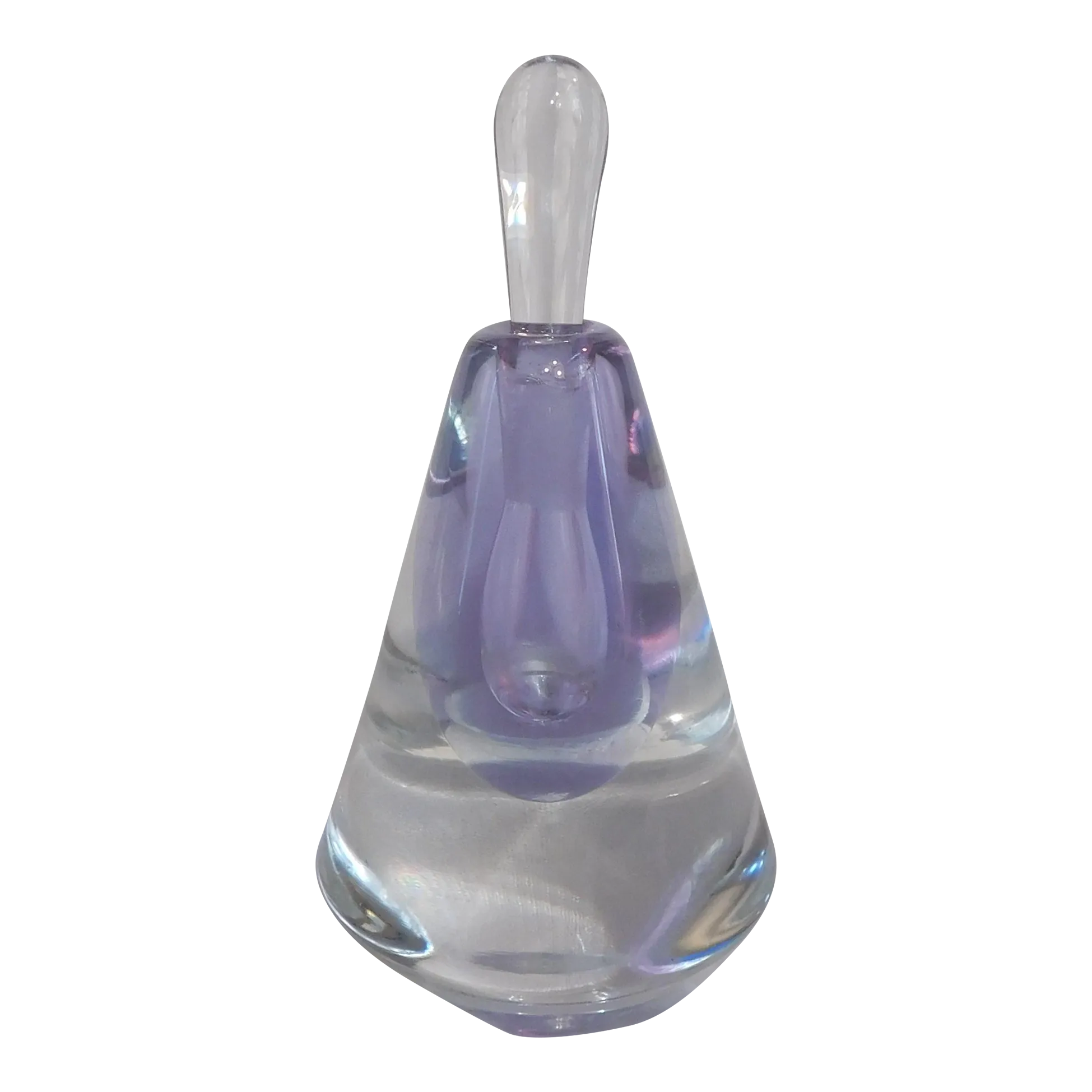 1950s Signed Neodymium Alexandrite Cased Studio Art Glass Perfume ...