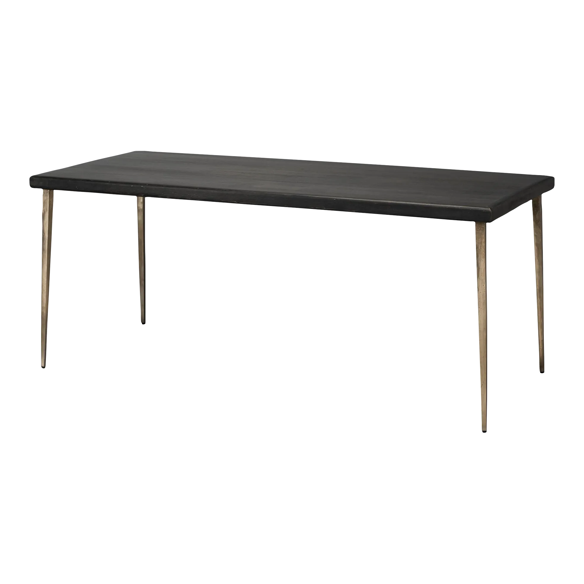 Farmhouse Dining Table in Black | Chairish