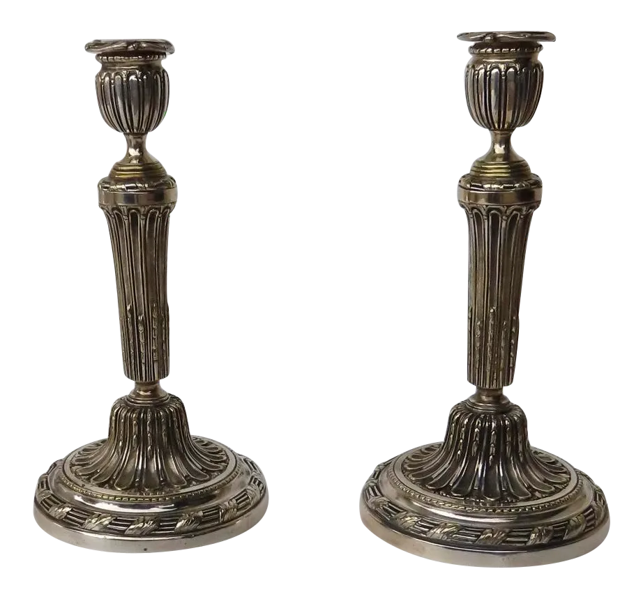 18th C. French Candlesticks - a Pair | Chairish