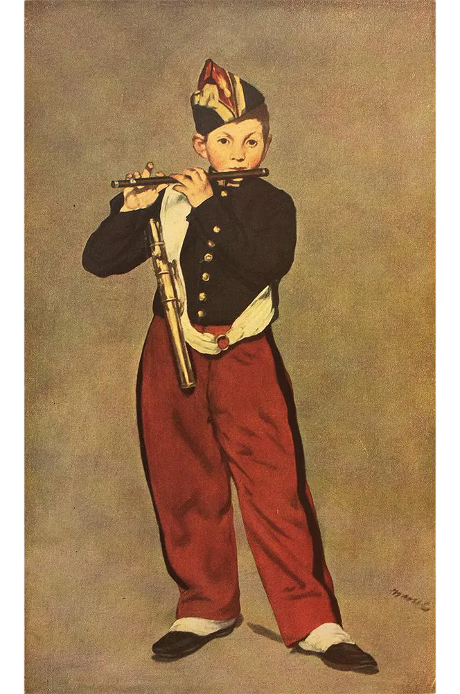 1949 After Edouard Manet "The Fifer" First Edition Parisian Full-Color ...