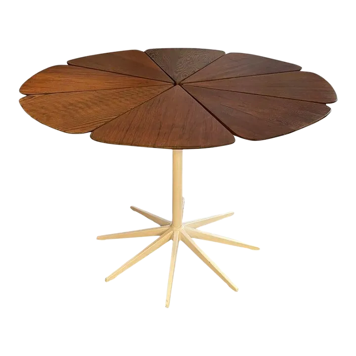 1960s Redwood Petal Dining Table by Richard Schultz for Knoll | Chairish