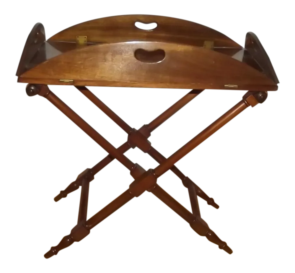 Early 19th Century English Butler's Tray Table | Chairish