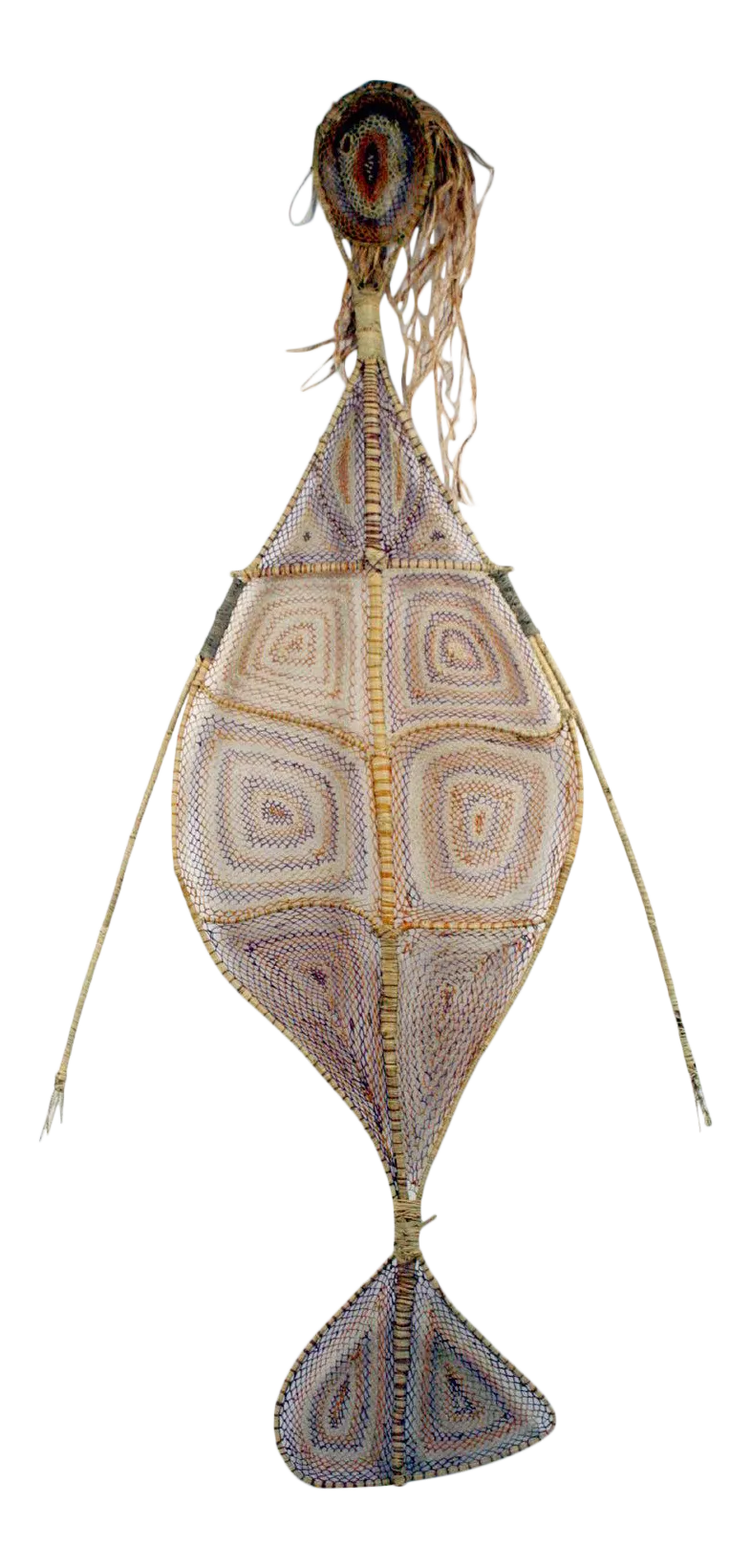 Australian Aboriginal Yawkyawk Fiber Sculpture | Chairish