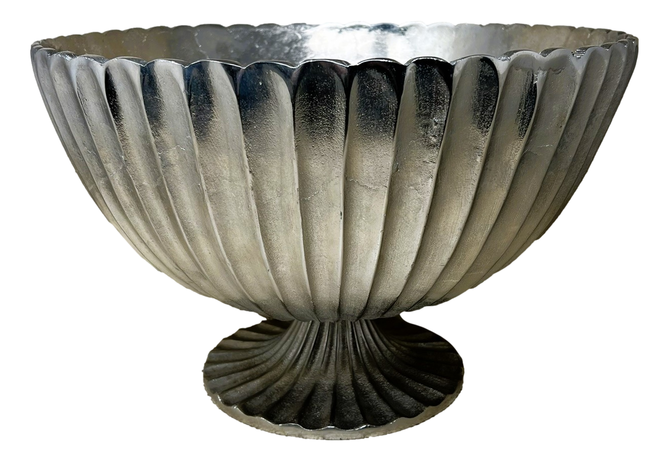 Large Hand-Cast Silver Aluminum Magnum Champagne and Wine Beverage ...