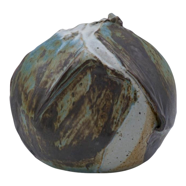 Vintage Joel Edwards Vessel Vase Pottery Sculpture | Chairish