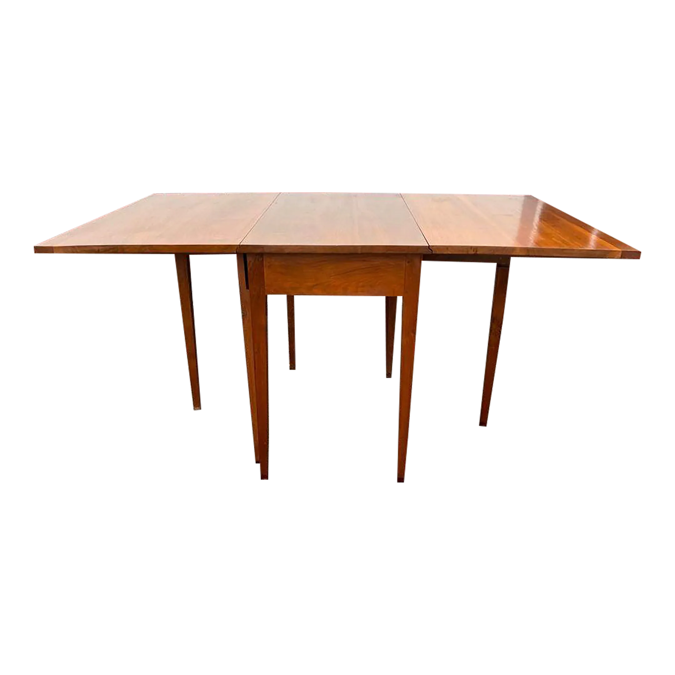 Vintage Federal Style Solid Cherry Gate Leg Drop Leaf Dining Table ...