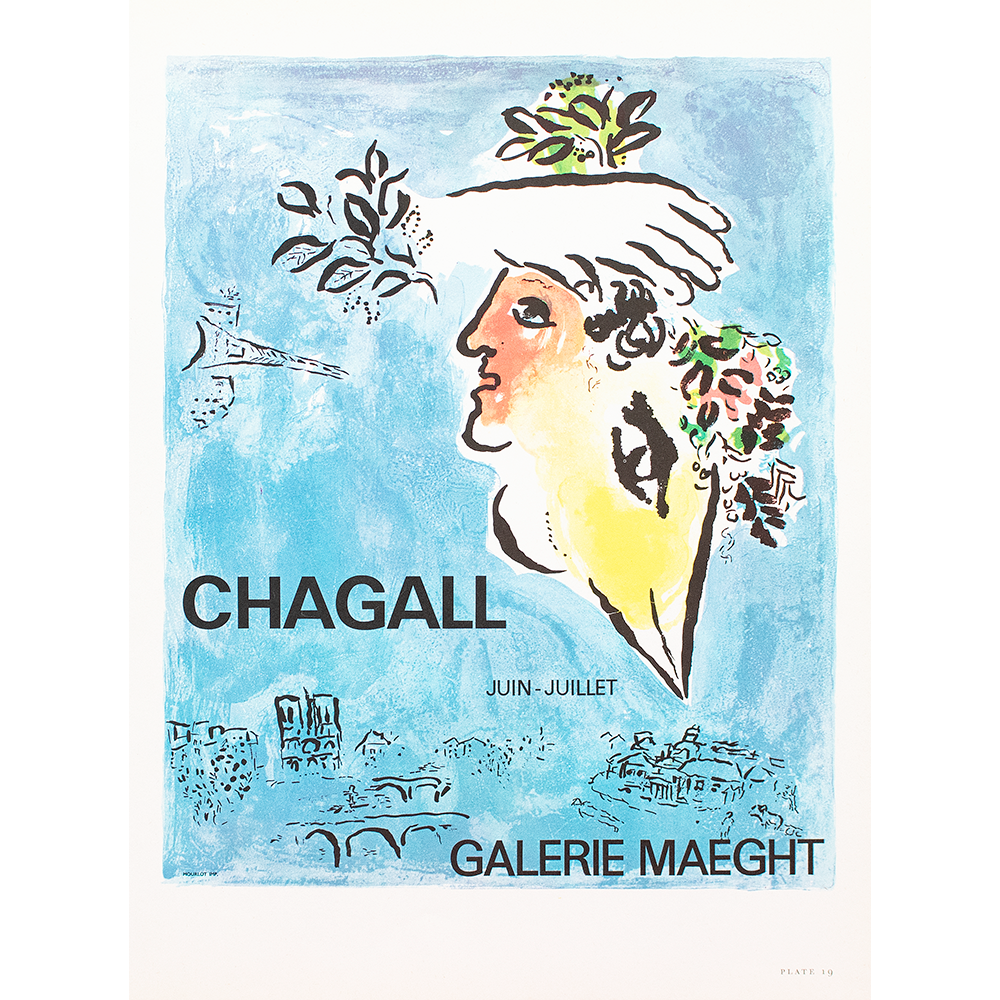 1966 After Marc Chagall, Poster for the Maeght Gallery | Chairish