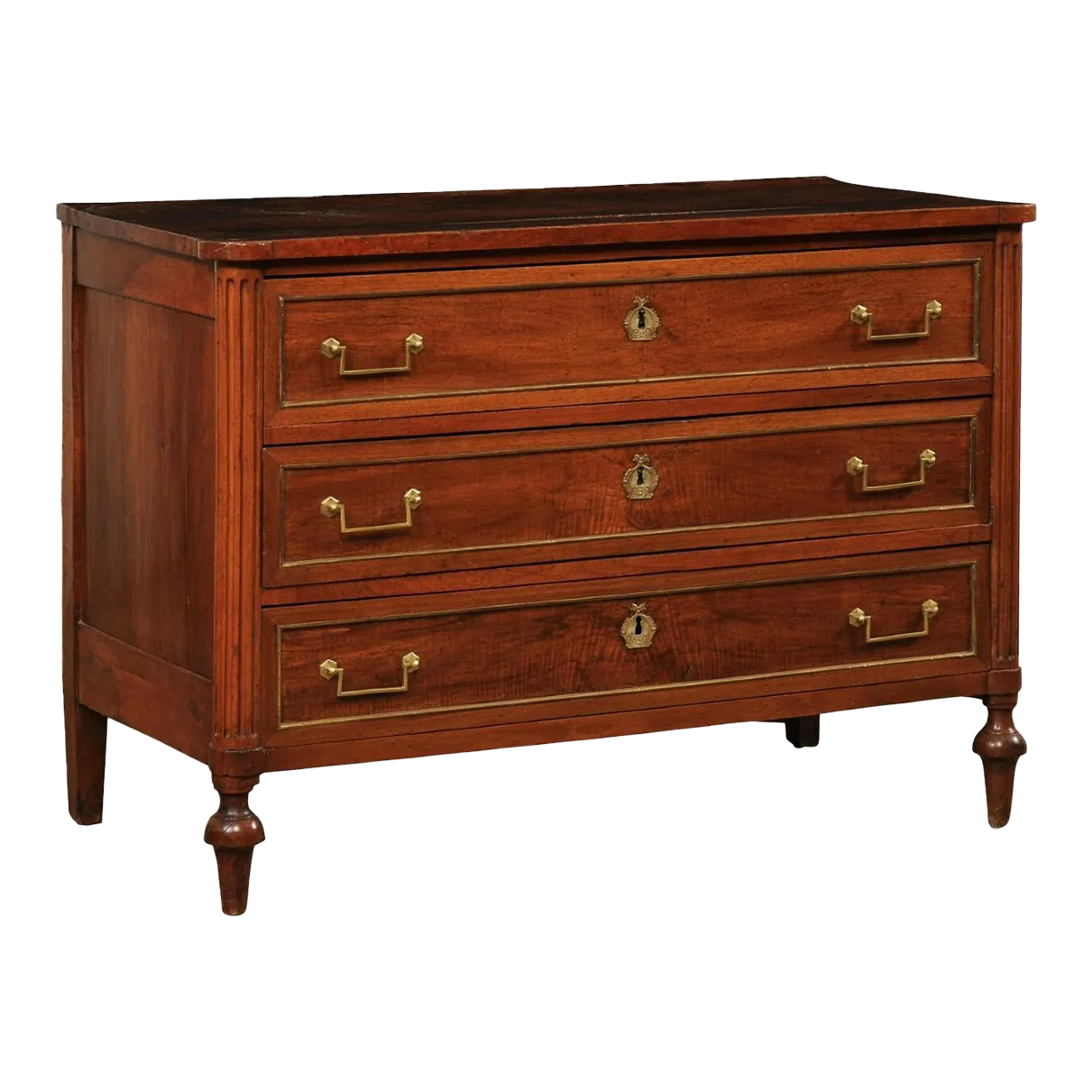Late 18th Century Neoclassic French Commode with Butler's Chest | Chairish