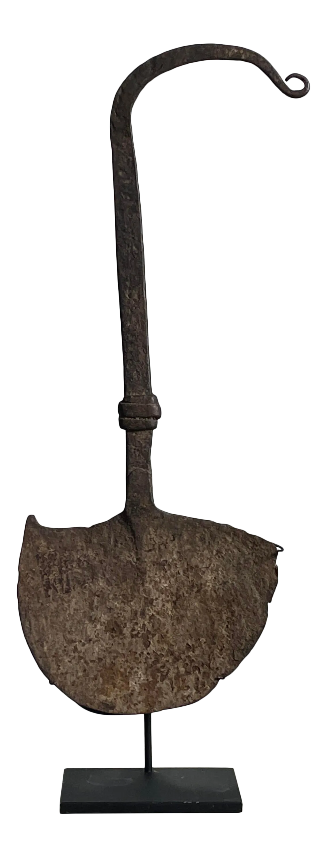 Antique 19th Century Nigerian Forged Iron Hoe Currency | Chairish