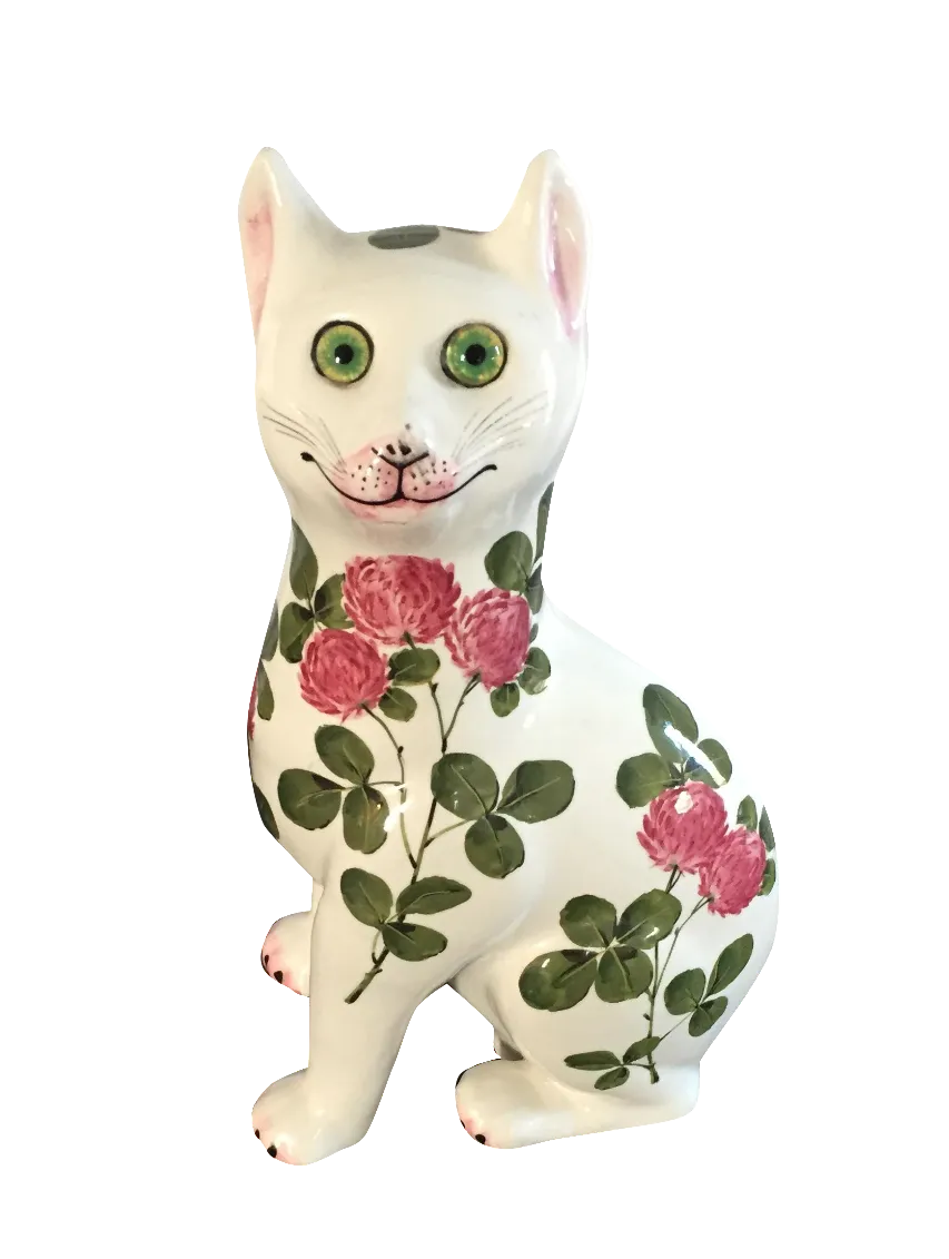 Vintage Plichta Pottery Nekola Pinxt Cat London England | Chairish