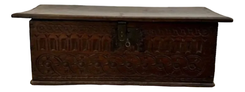 17th Century Oak Bible Box, 1700s | Chairish