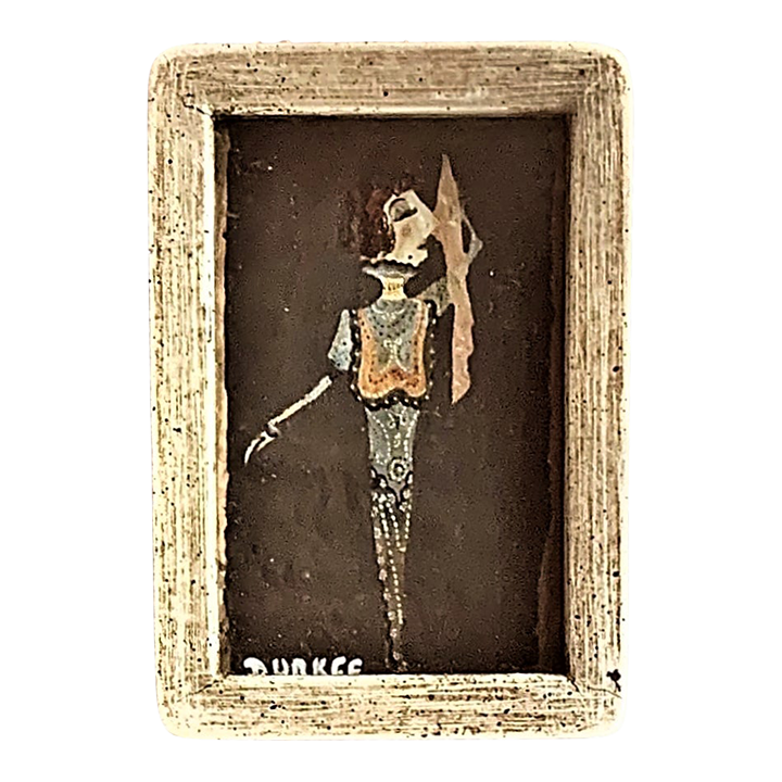 Vintage Miniature Caricature Society Figure of a Femme Fatale by Listed ...