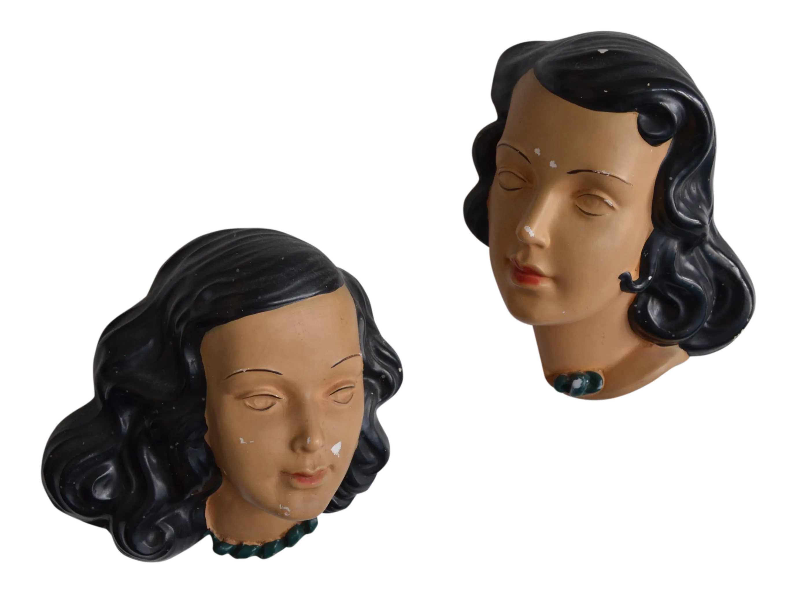 Mid Century Women's Face Masks - a Pair | Chairish
