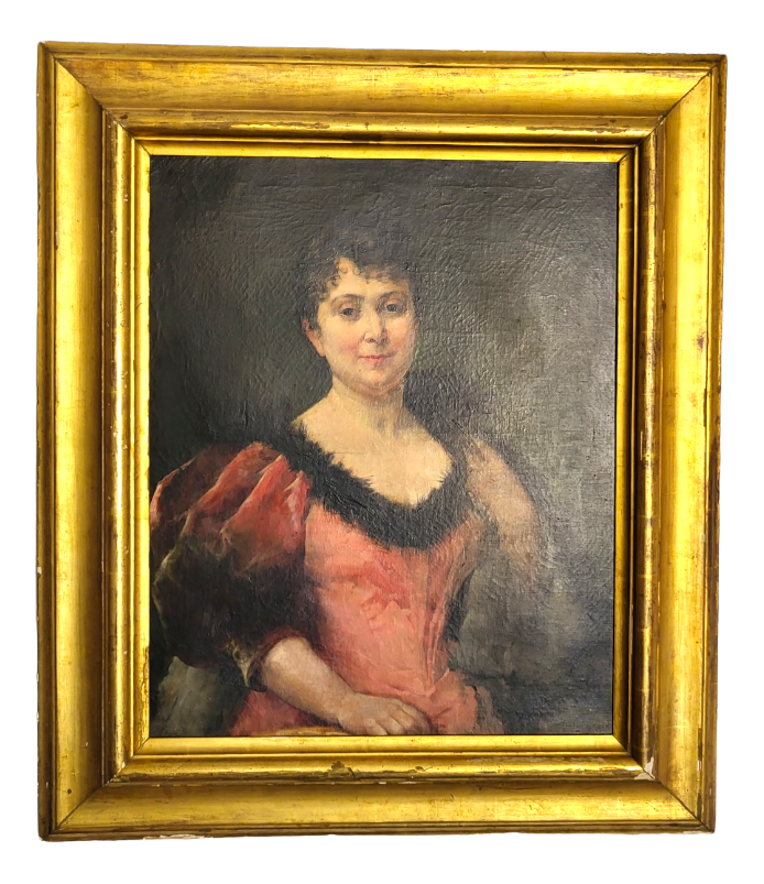 Eduardo Leon Garrido, Spanish Elegant Lady With a Fancy Dress, 19th ...