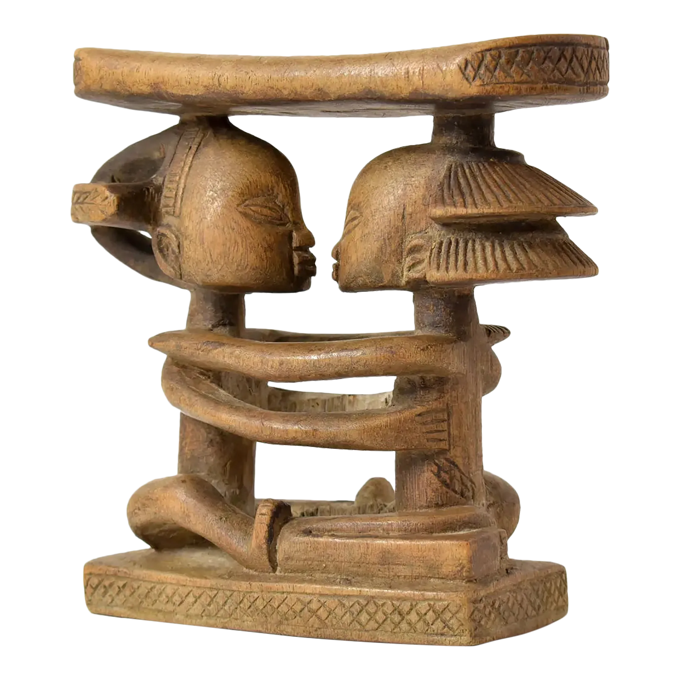Mid 20th Century Luba Headrest Congo | Chairish