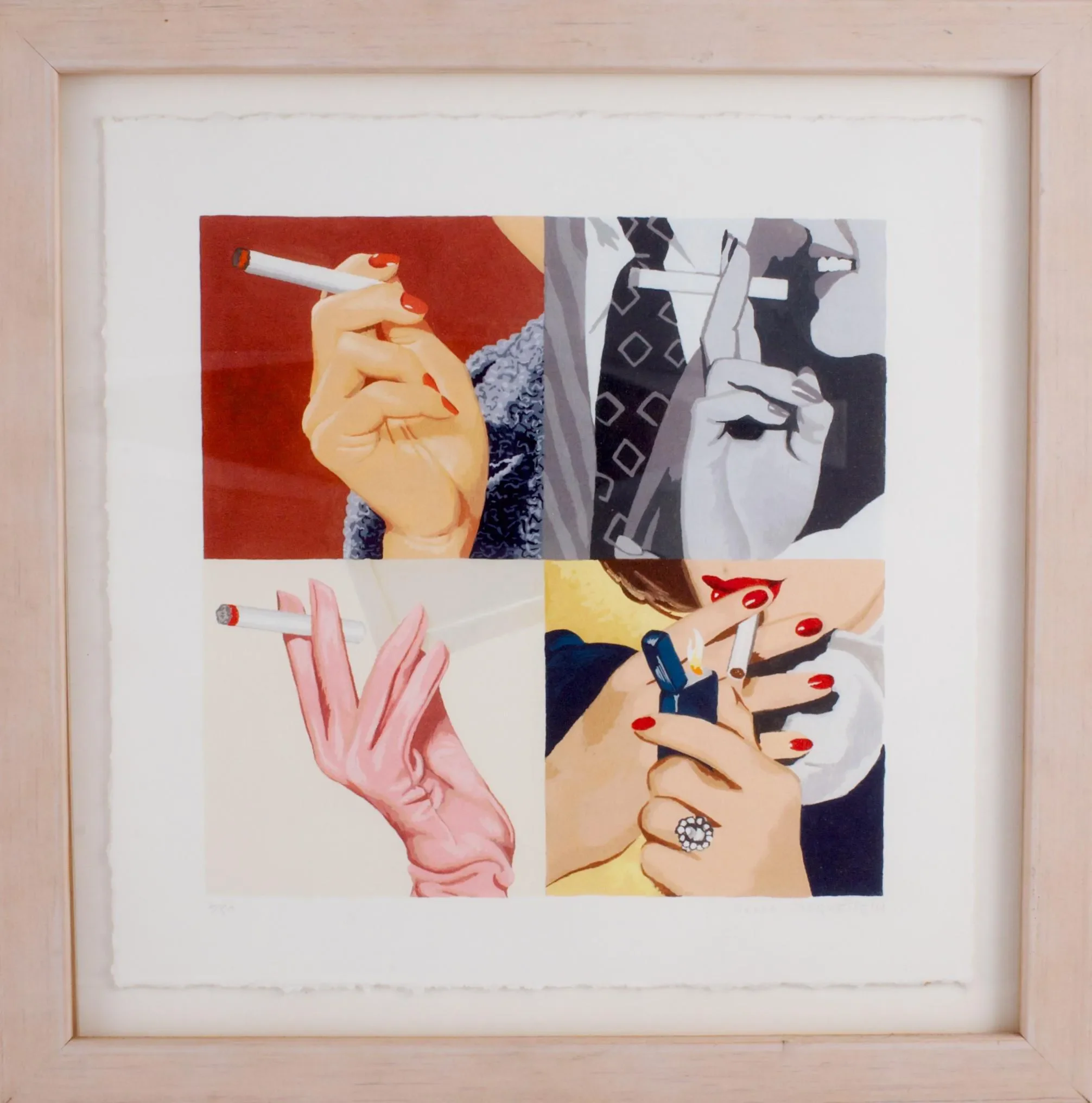 "Women's Hands, Smoking" | Chairish