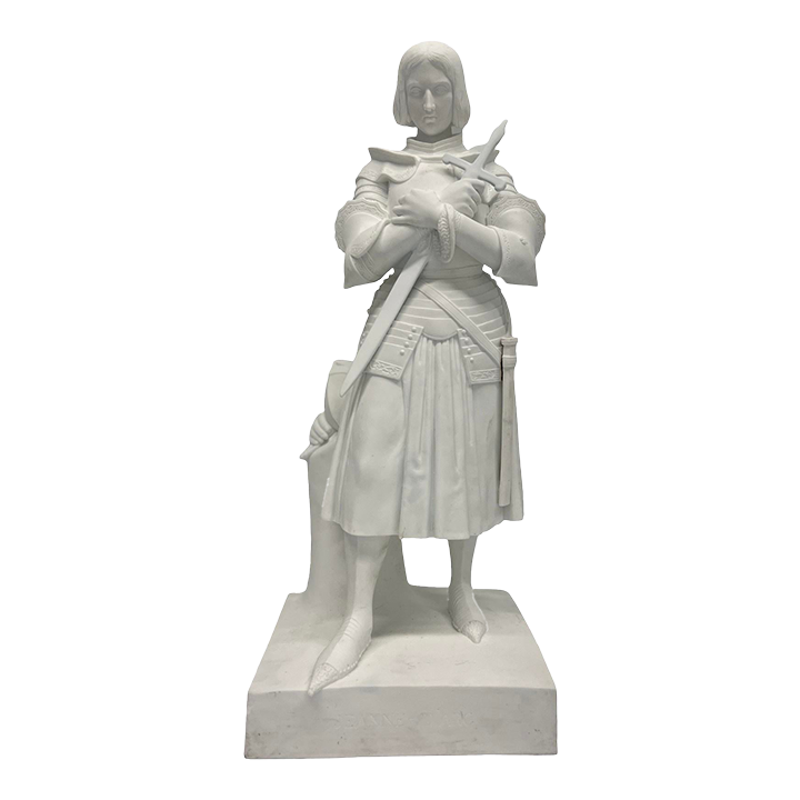 Sevres, Bisque 'Joan of Arc' Model After Princess Marie d'Orleans Circa ...