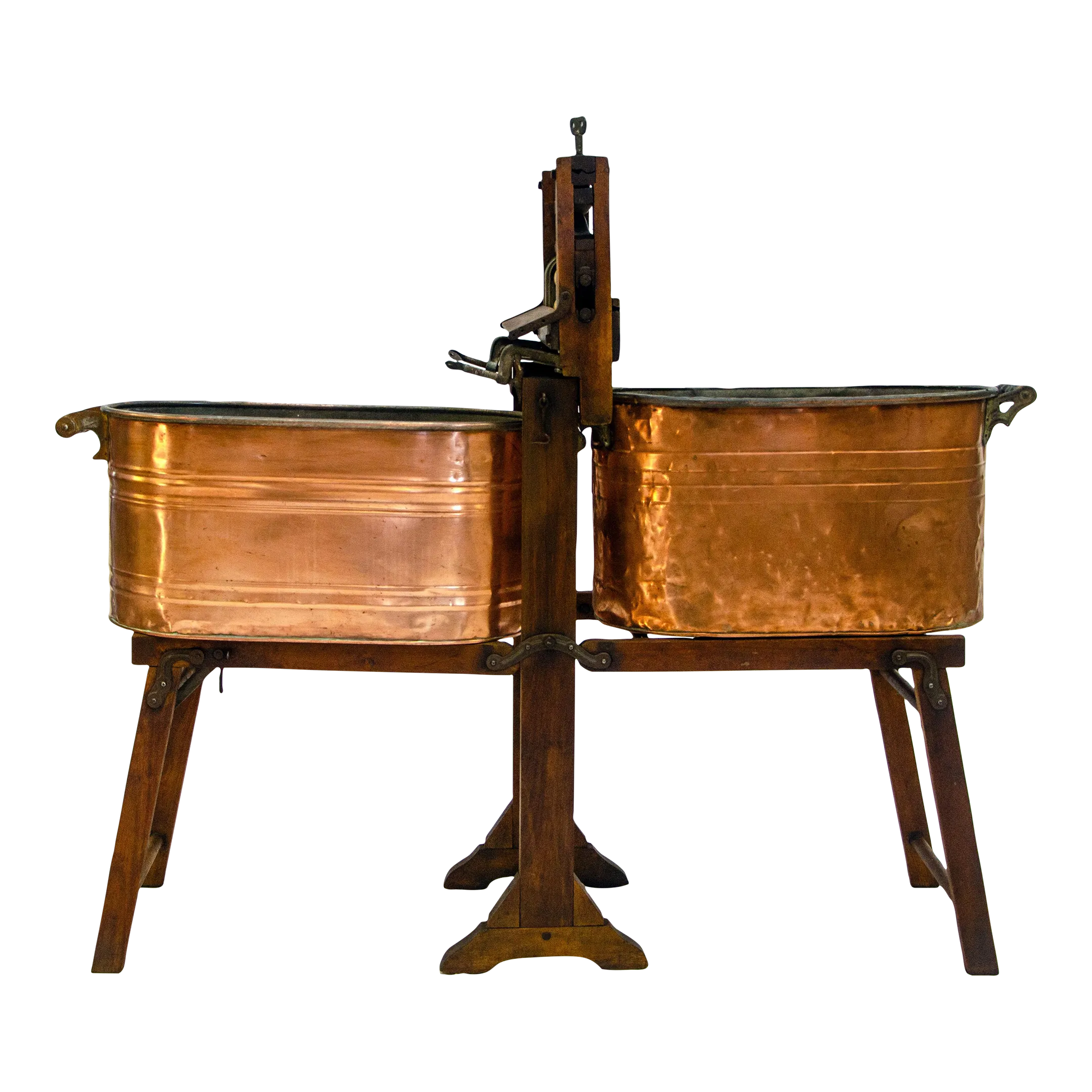 Antique Copper Wash Tubs Planter | Chairish