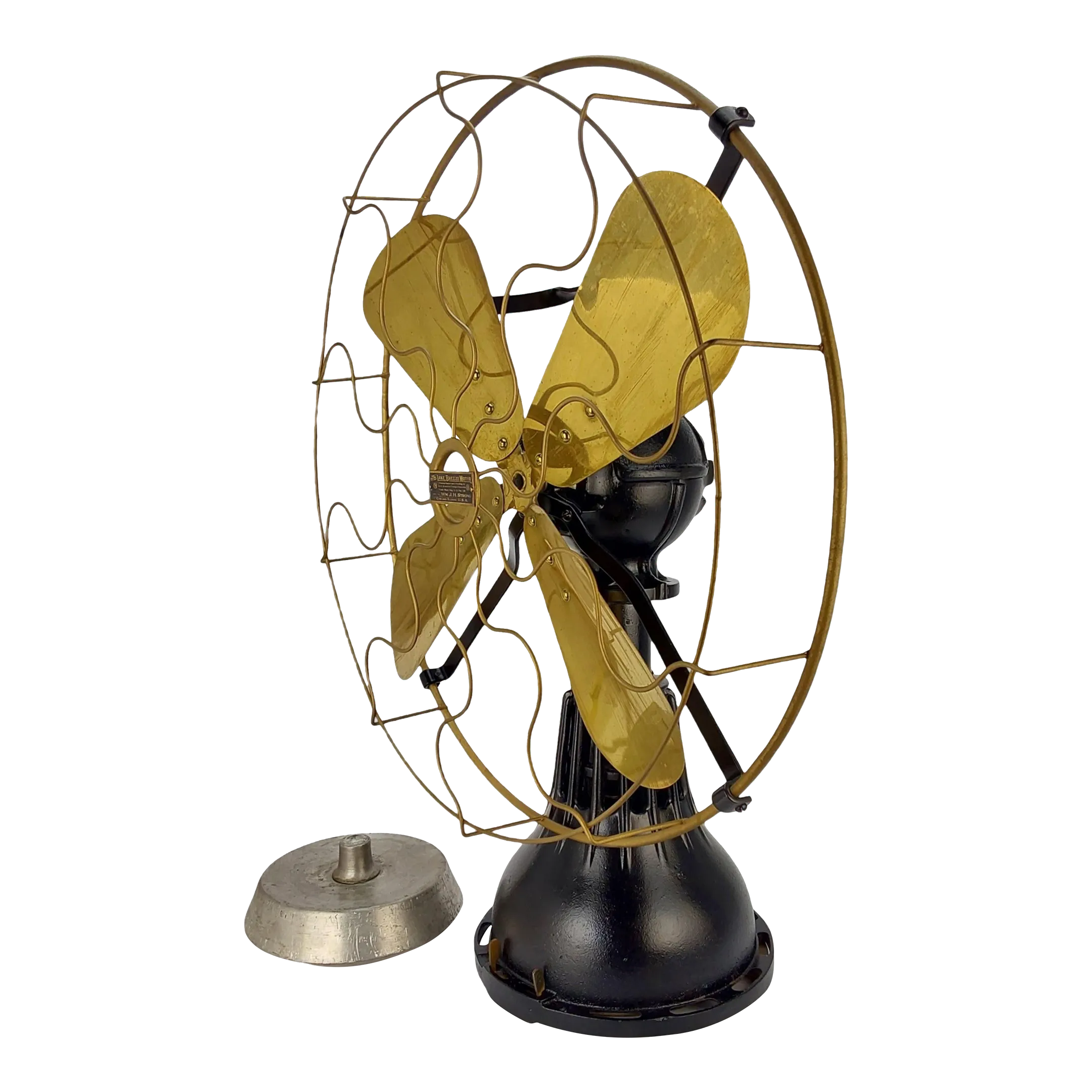 1920s Lake Breeze Model "A" Fan With Kerosene Burner | Chairish