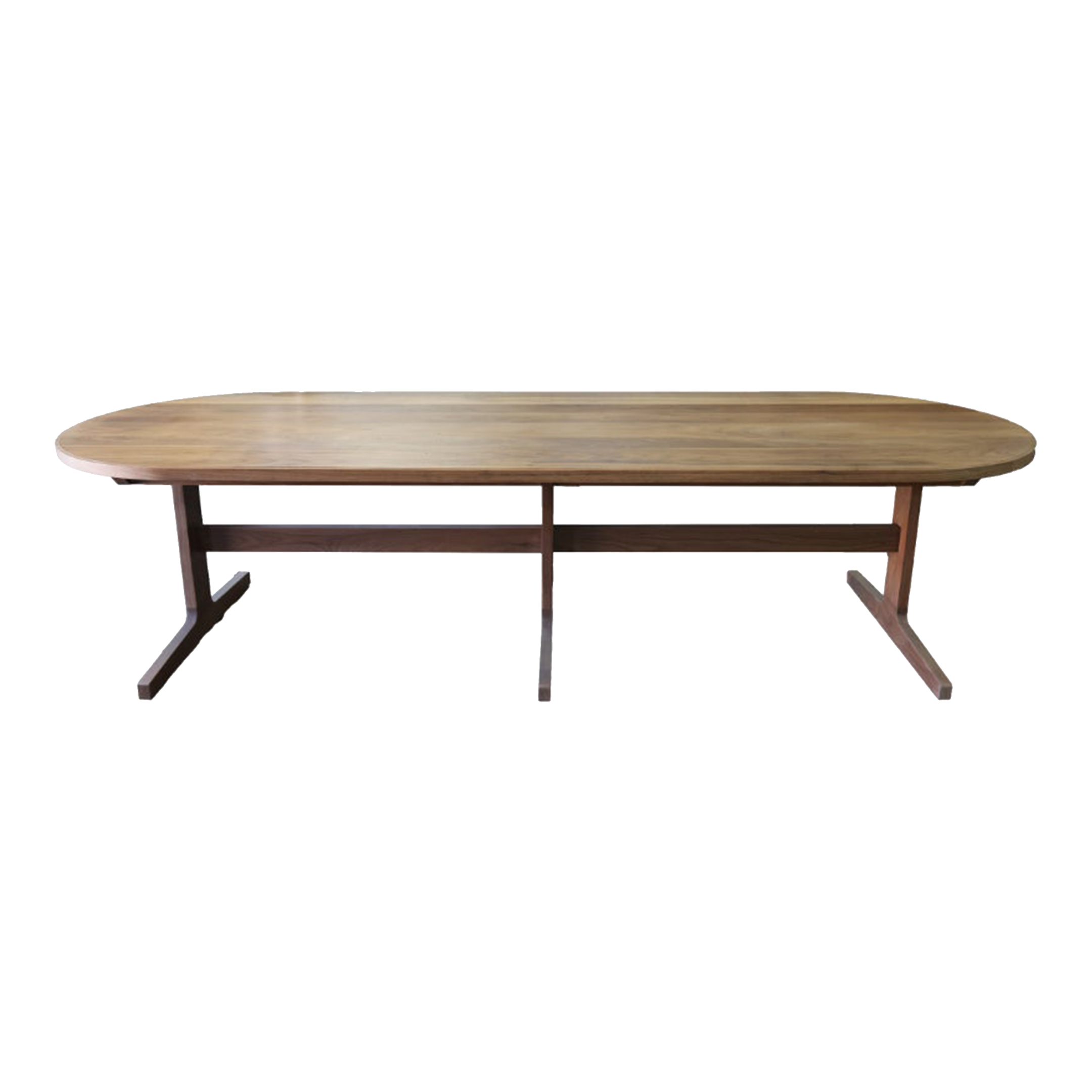 I-Beam Oval Dining Table | Chairish