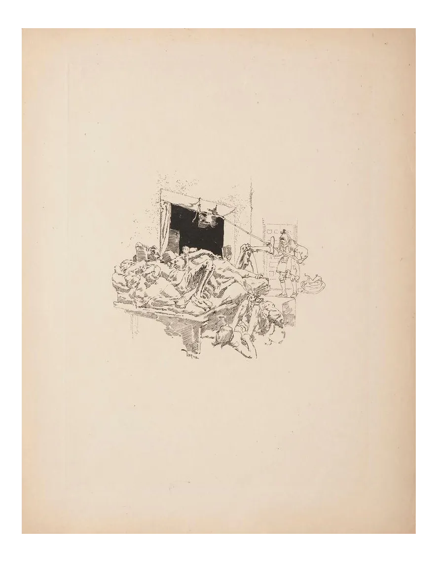 Daniel Vierge, Night's Tangle, Etching Print, Late 19th Century | Chairish