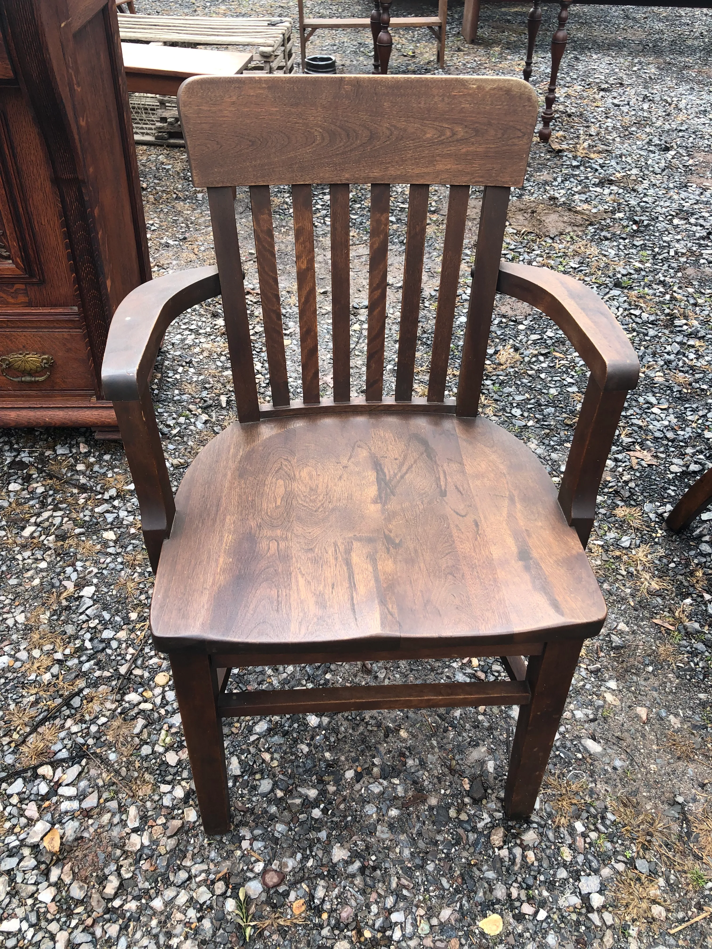 Vintage wooden office chair store