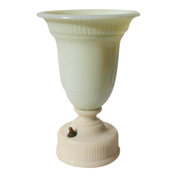 Aladdin Urn Uplight Alacite Glass | Chairish