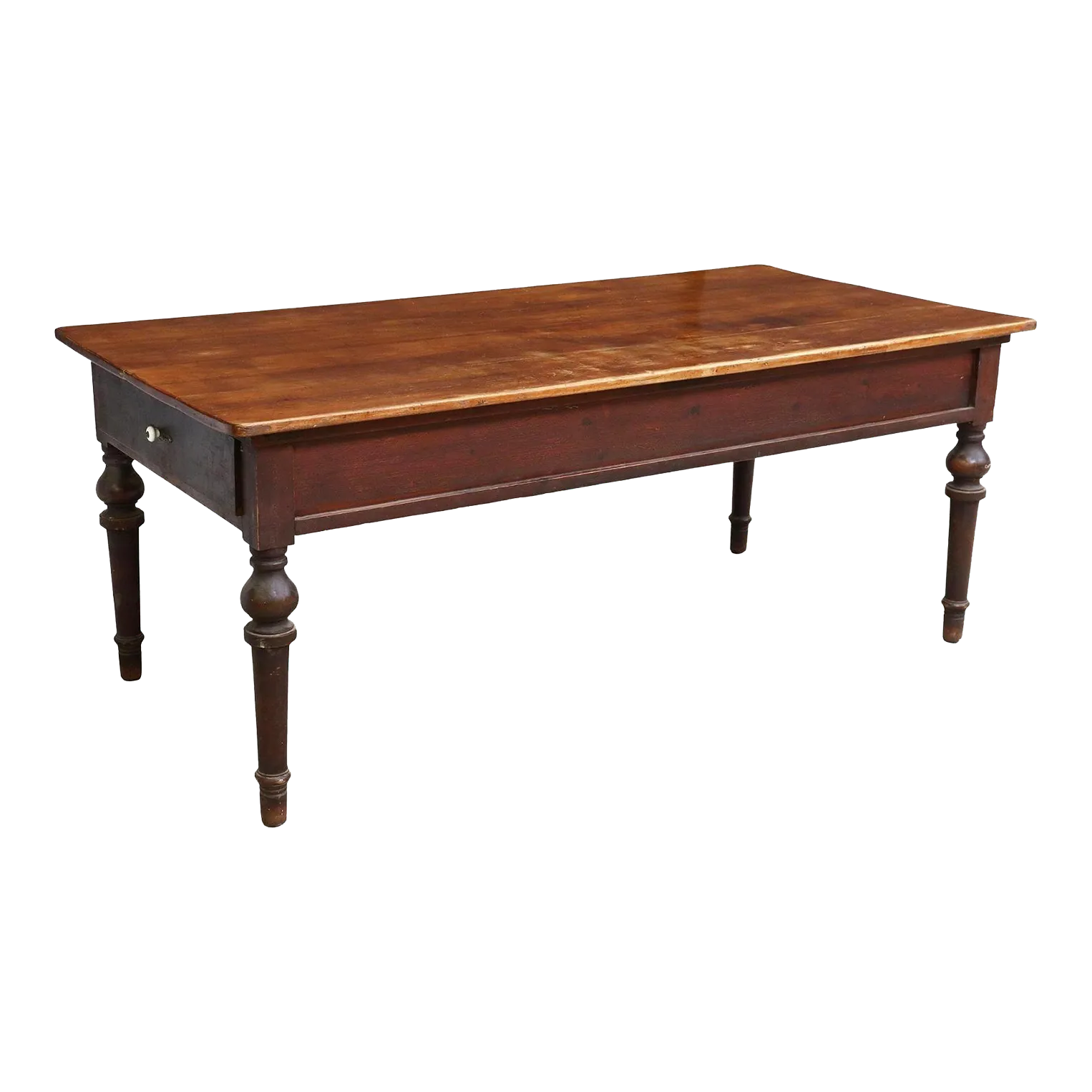 Antique Spanish Rustic Farmhouse Work Table, 19th C | Chairish