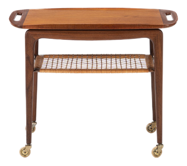 Danish Serving Trolley attributed to Johannes Andersen for CFC ...