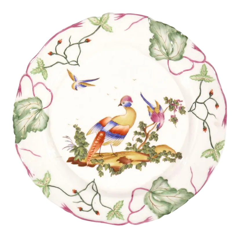 Late 20th Century Vintage Decorative Bird Plates | Chairish