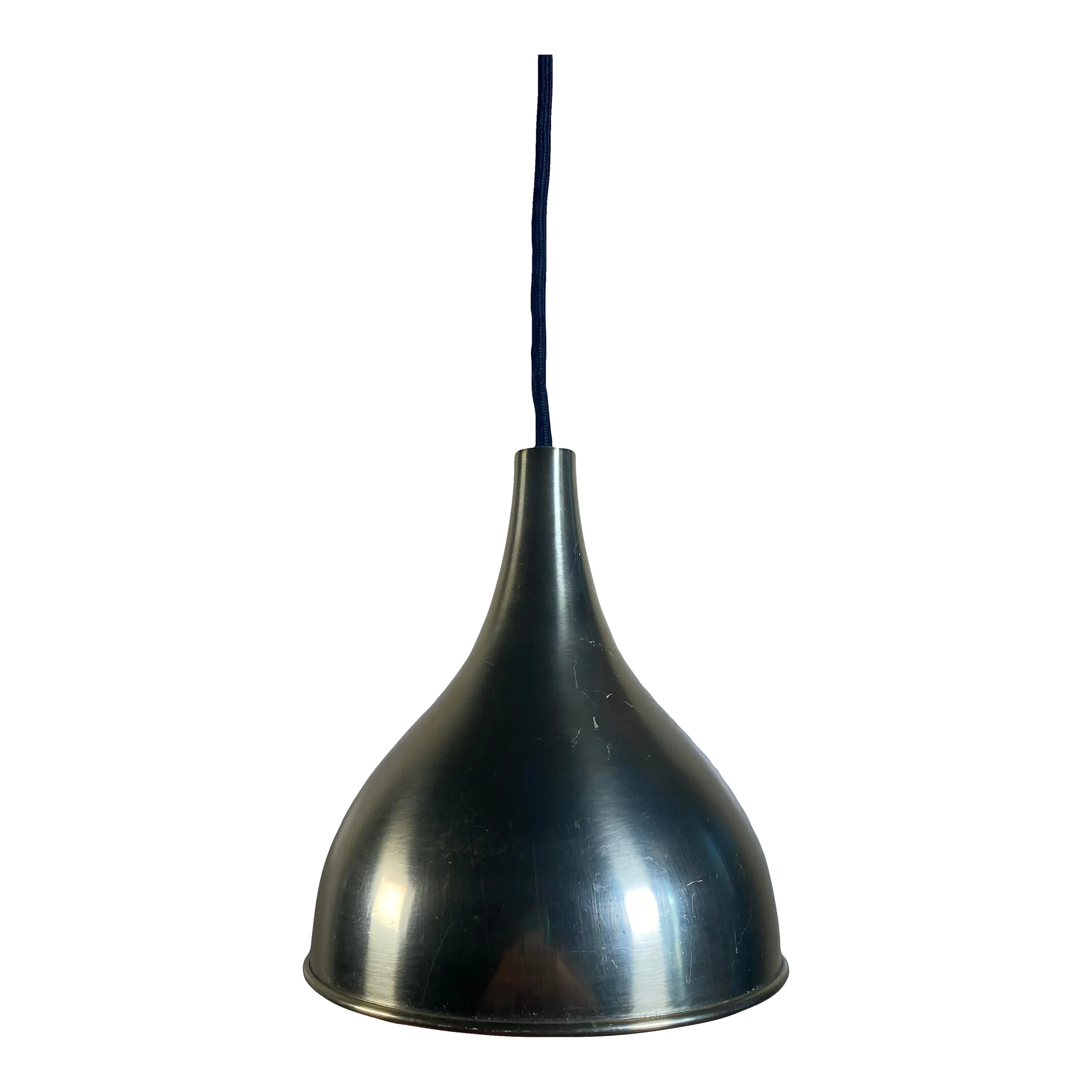Scandinavian Modern Silhouette Pendant Lamp in Brass by Jo Hammerborg ...