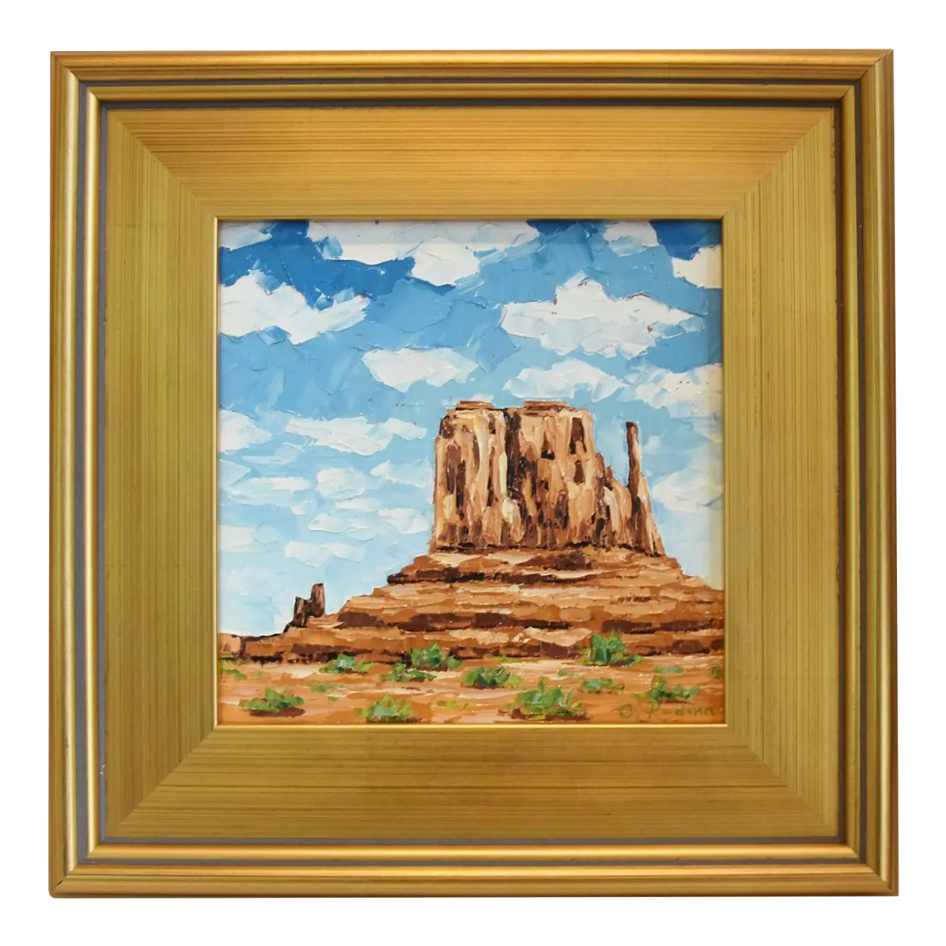 Monument Valley Utah Desert Southwest Landscape Oil Painting Including ...