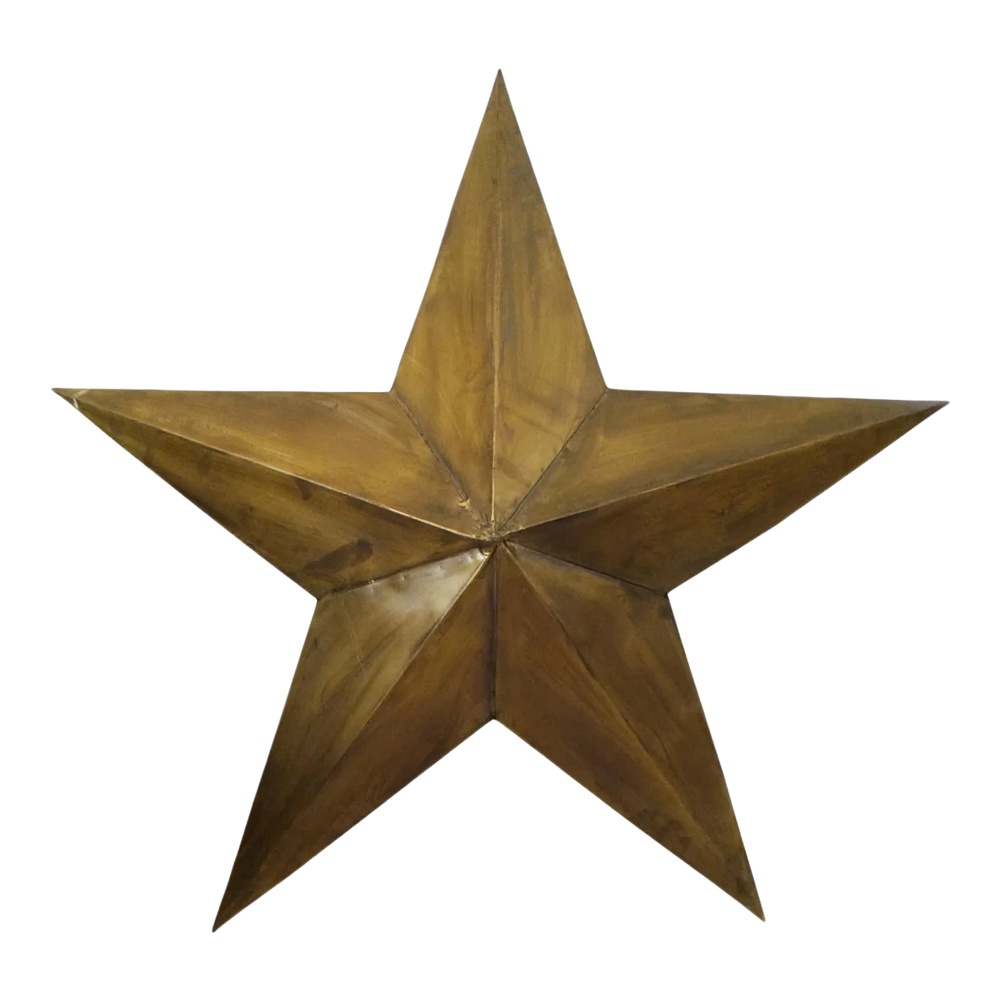 Metal Barn Gold Star | Chairish