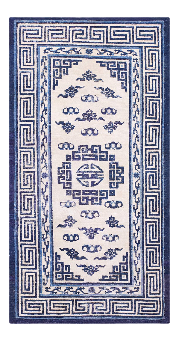 Antique Chinese - Mongolian Rug 4'0" X 7'6" | Chairish