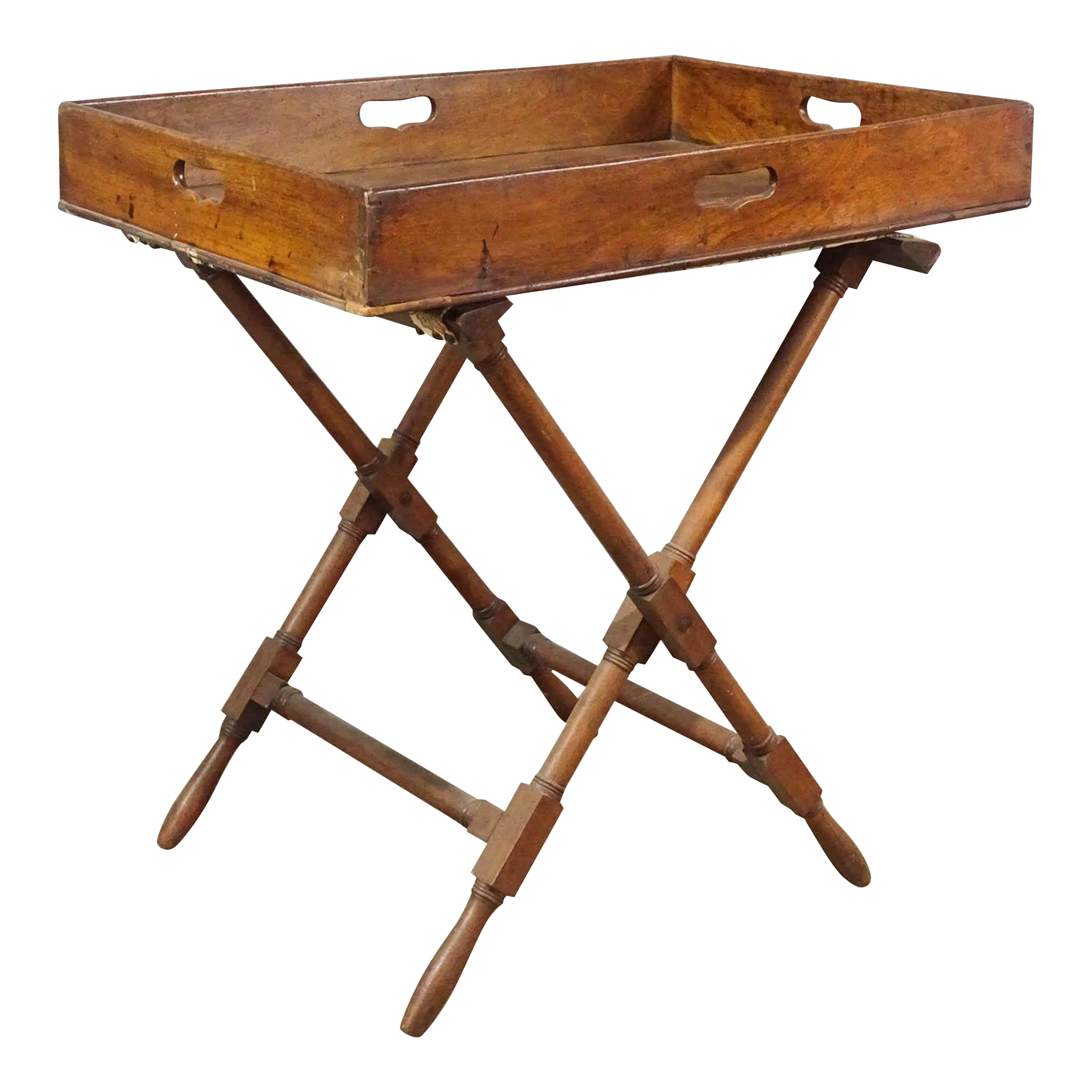 Antique 18th Century English George III Mahogany Butler's Tray Table ...