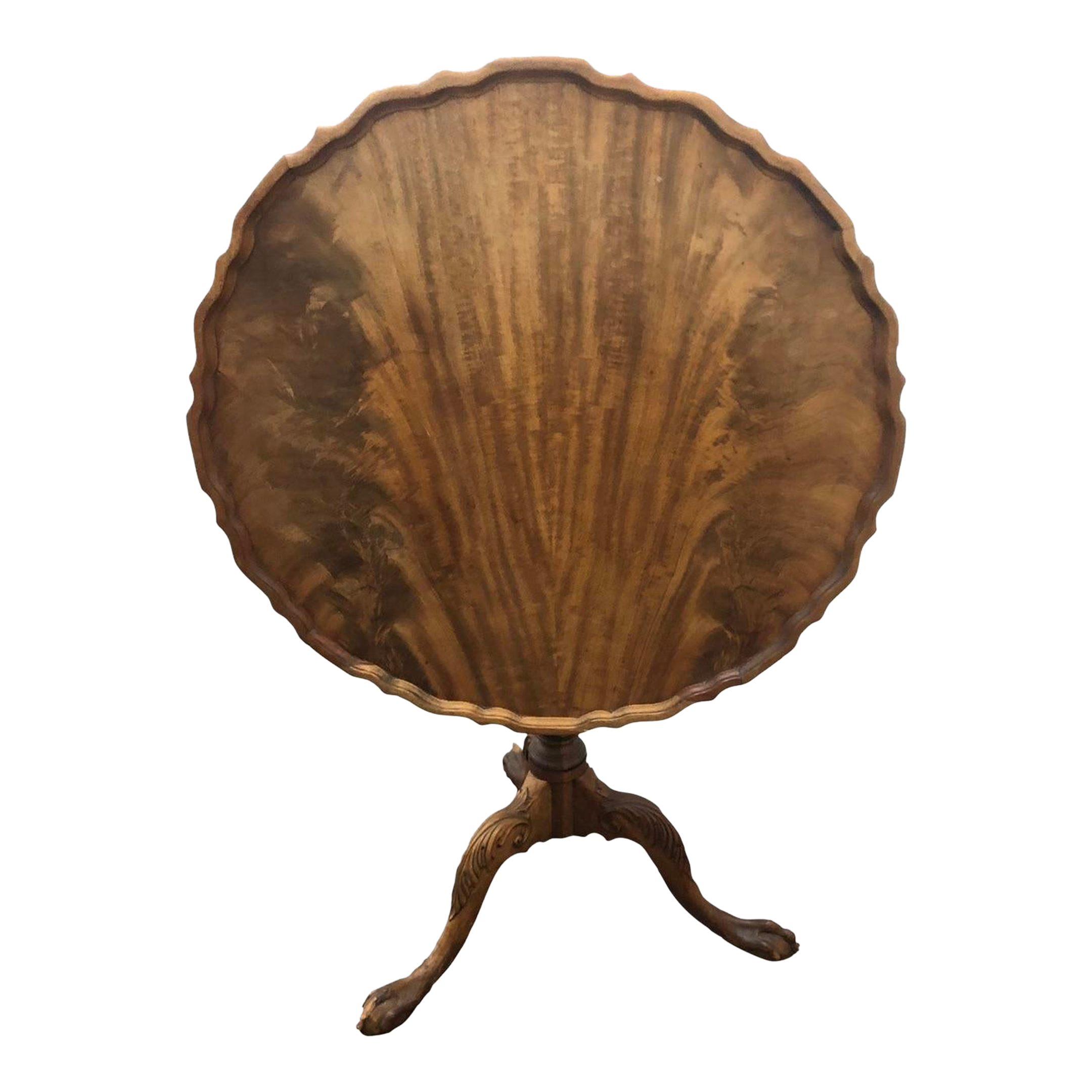 1950s Pie Crust Table | Chairish