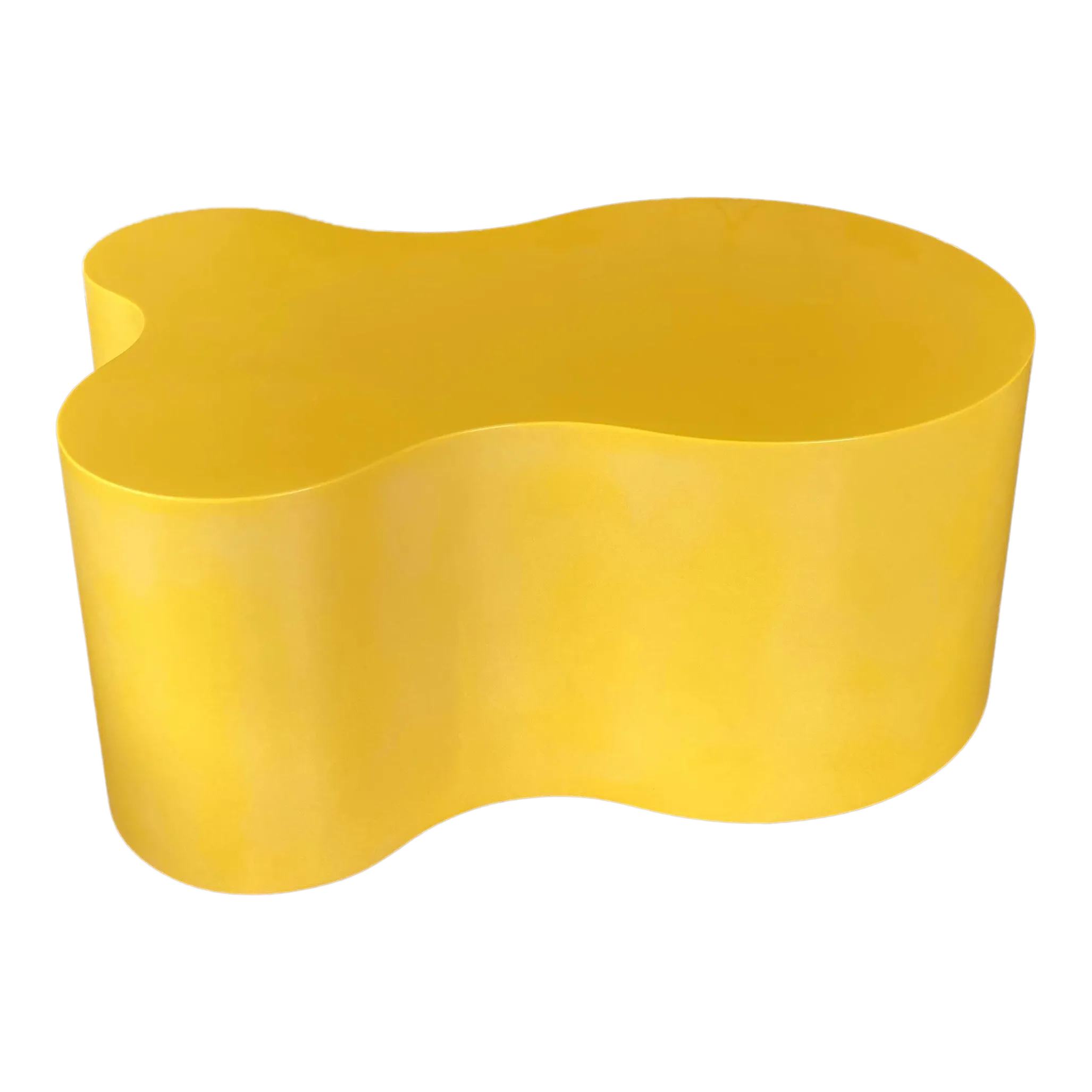 Early 21st Century Organic Yellow Coffee Table | Chairish