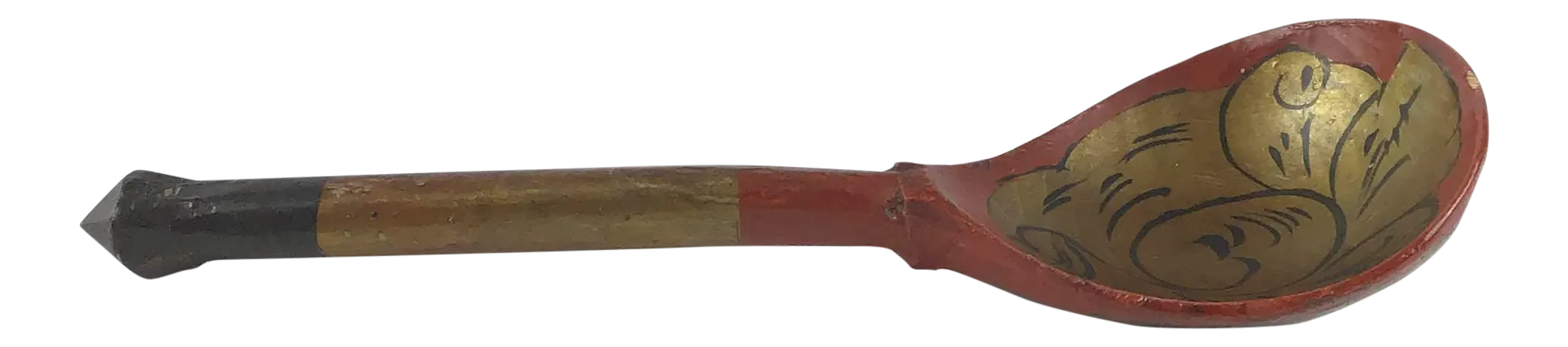 Antique Wooden Spoon From Thailand | Chairish