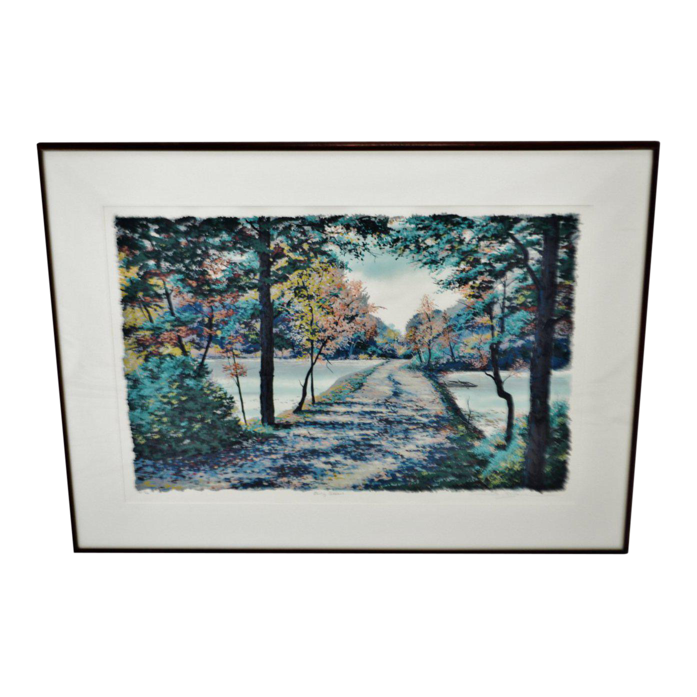 Vintage Framed Steve Bloom Pencil Signed Artist Proof Serigraph Early ...