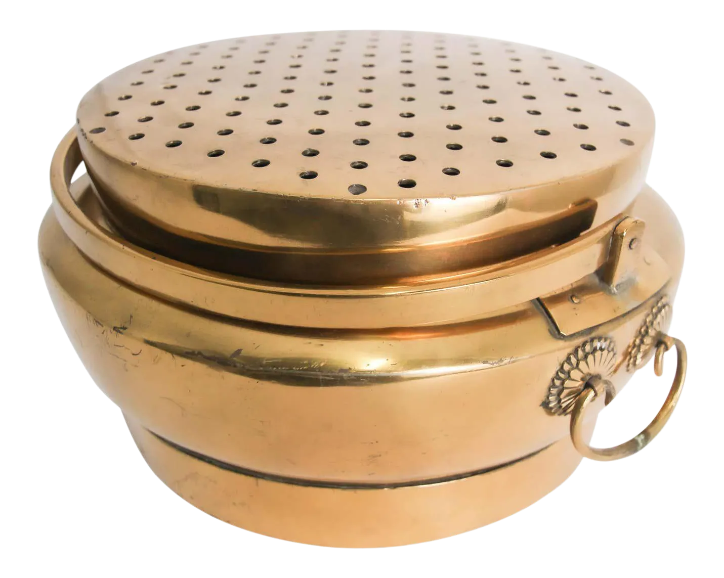 Antique Brass Chinese Brazier | Chairish