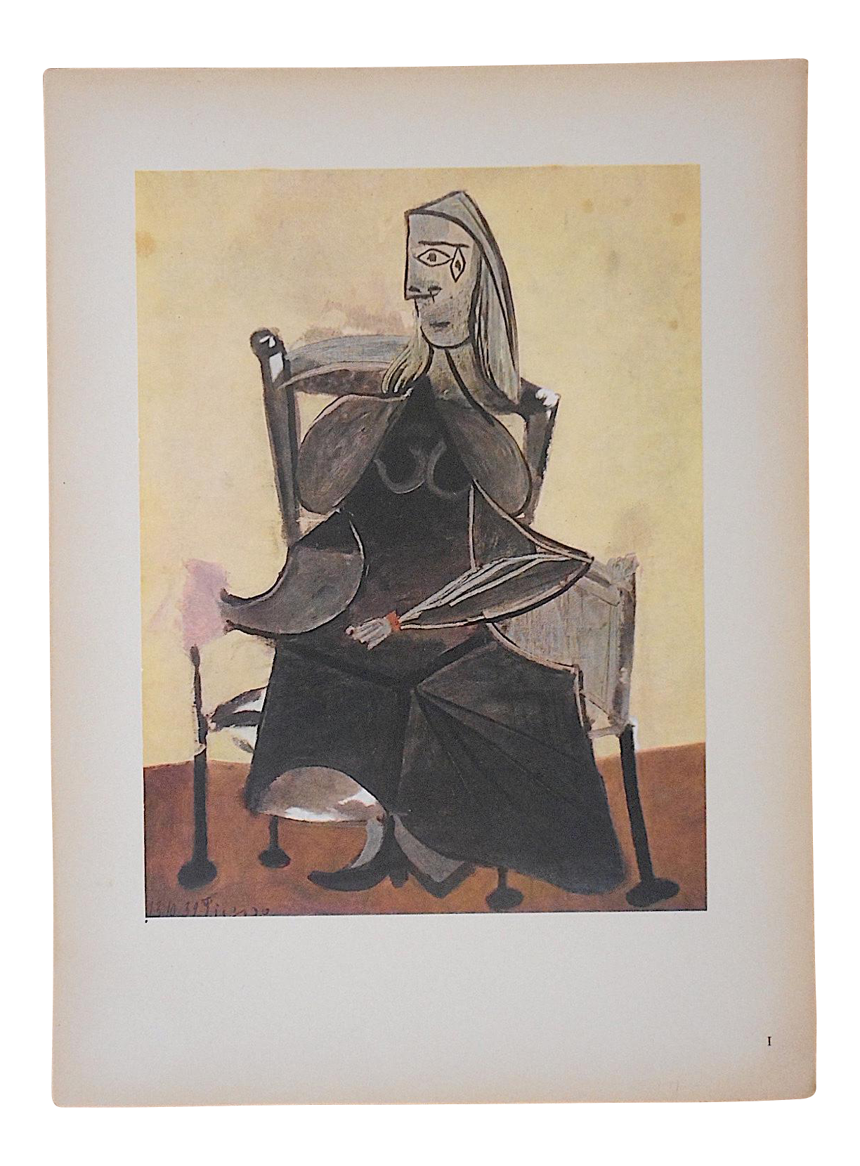Vintage Ltd. Ed. Modernist Lithograph-Pablo Picasso- c.1946-Folio Size ...
