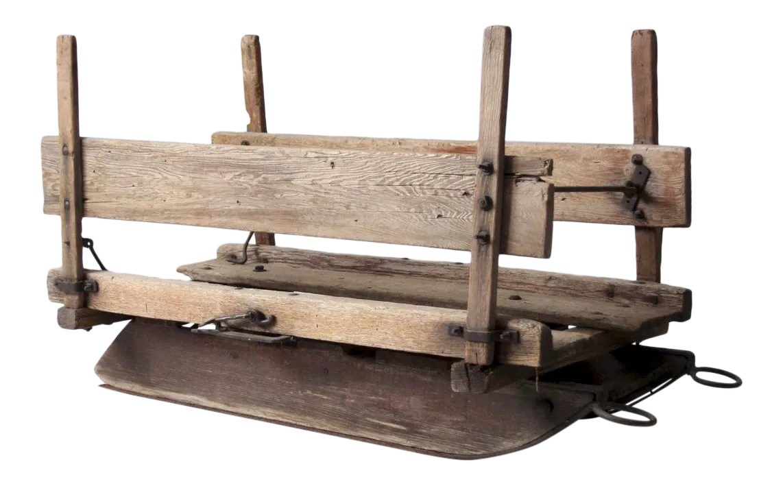 Antique Primitive Sled | Chairish