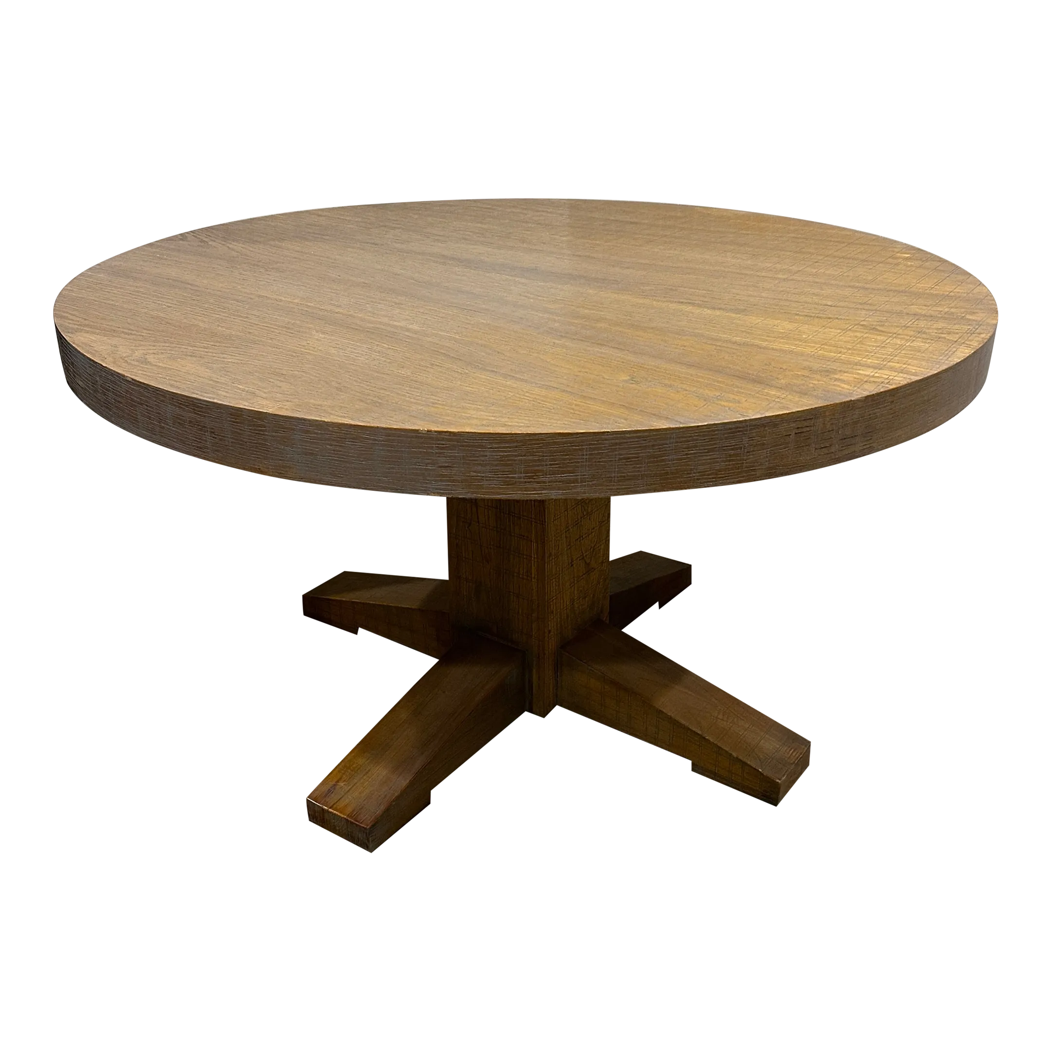 Palecek Madison Round Dining Table | Chairish