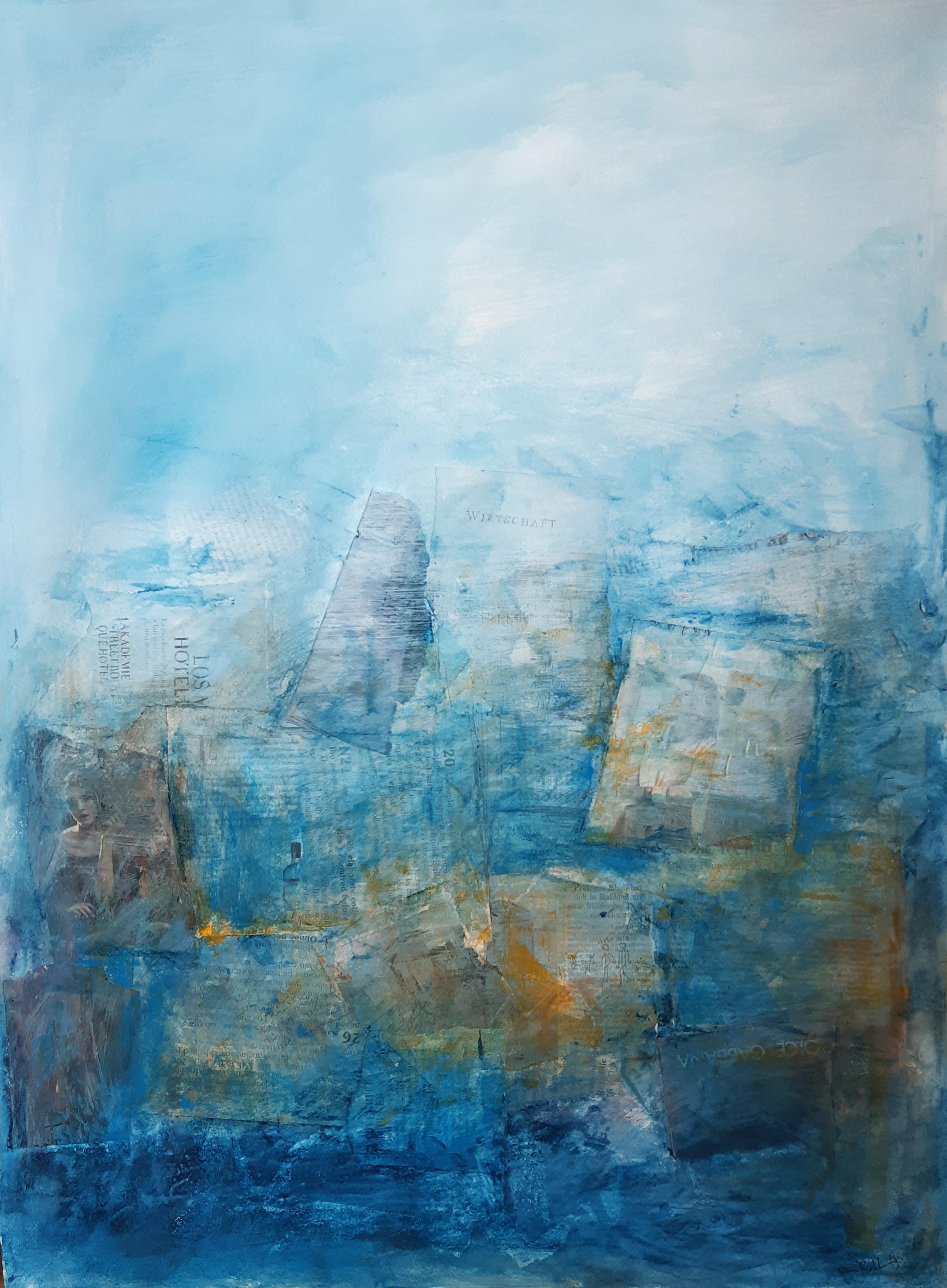 Contemporary Abstract Expressionist Acrylic Painting | Chairish