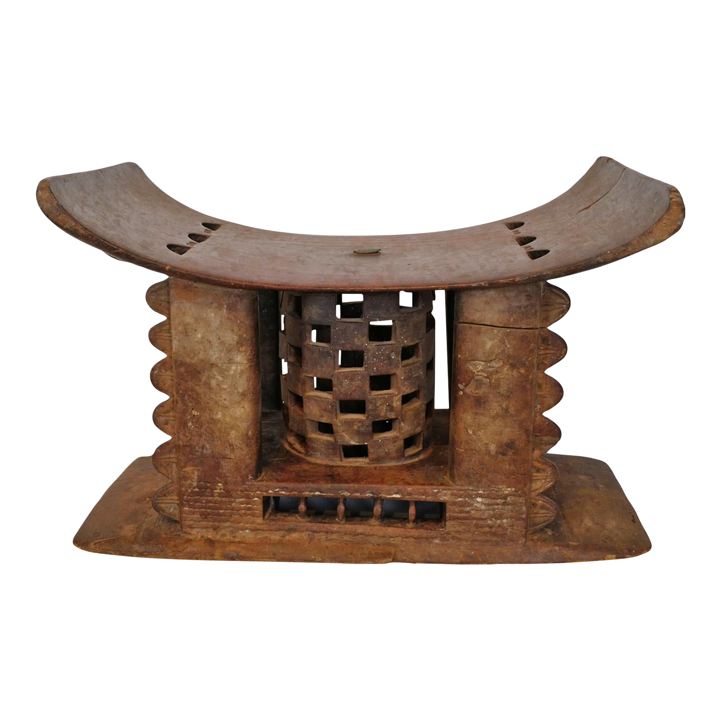 Antique Asante Tribal Chief Stool | Chairish